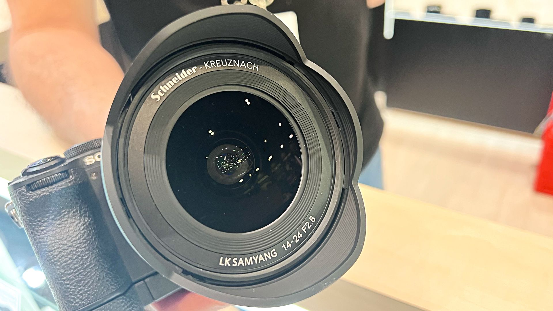 The new Samyang x Schnieder-Kreuznach zoom lens goes on display at The ...