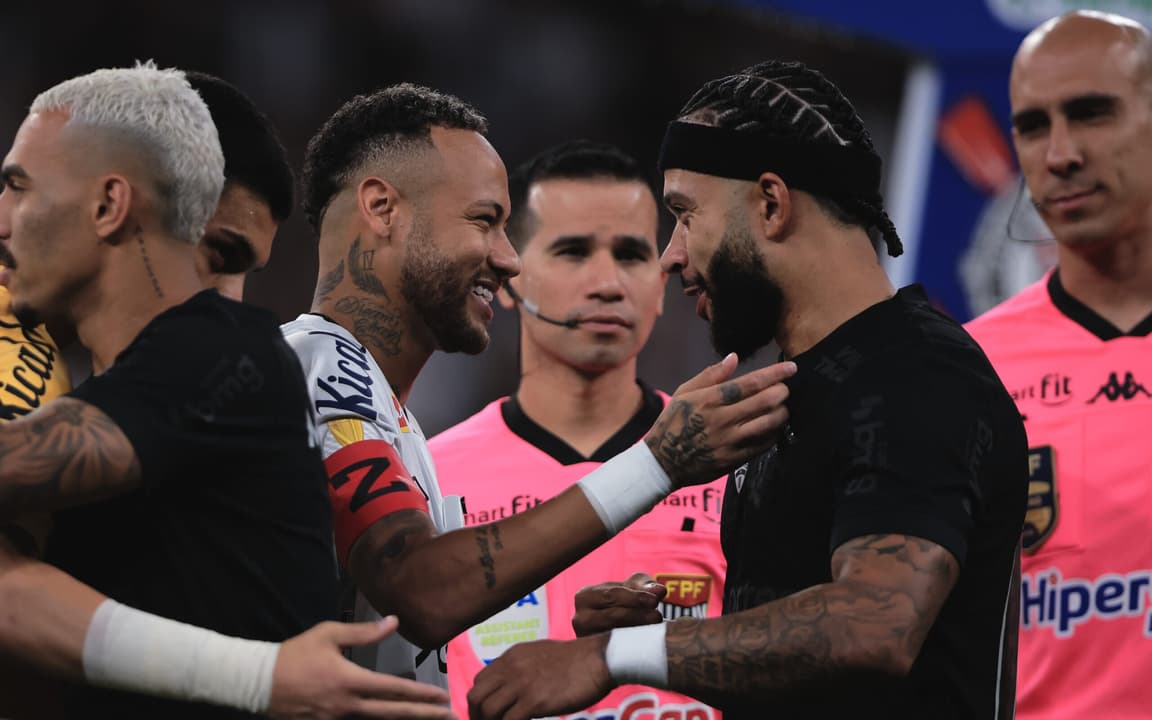 Neymar x Memphis Depay: duelo dentro e fora de campo na semi do Paulistão