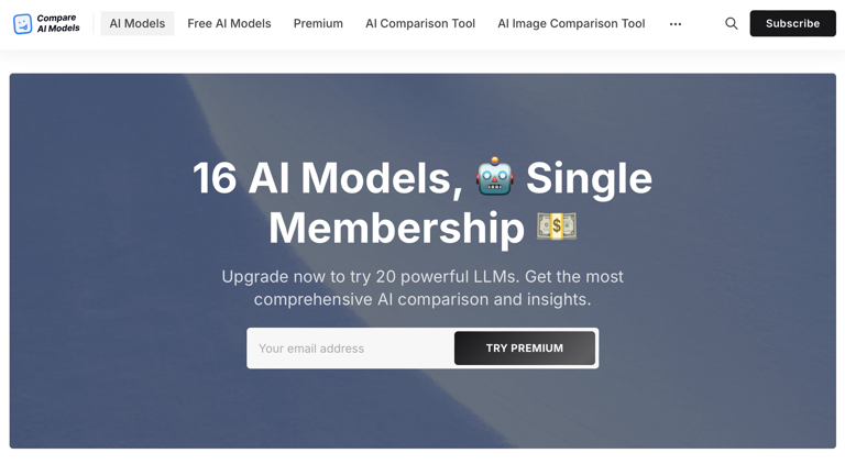What is Compare AI Models? Everything we know about the really useful ...