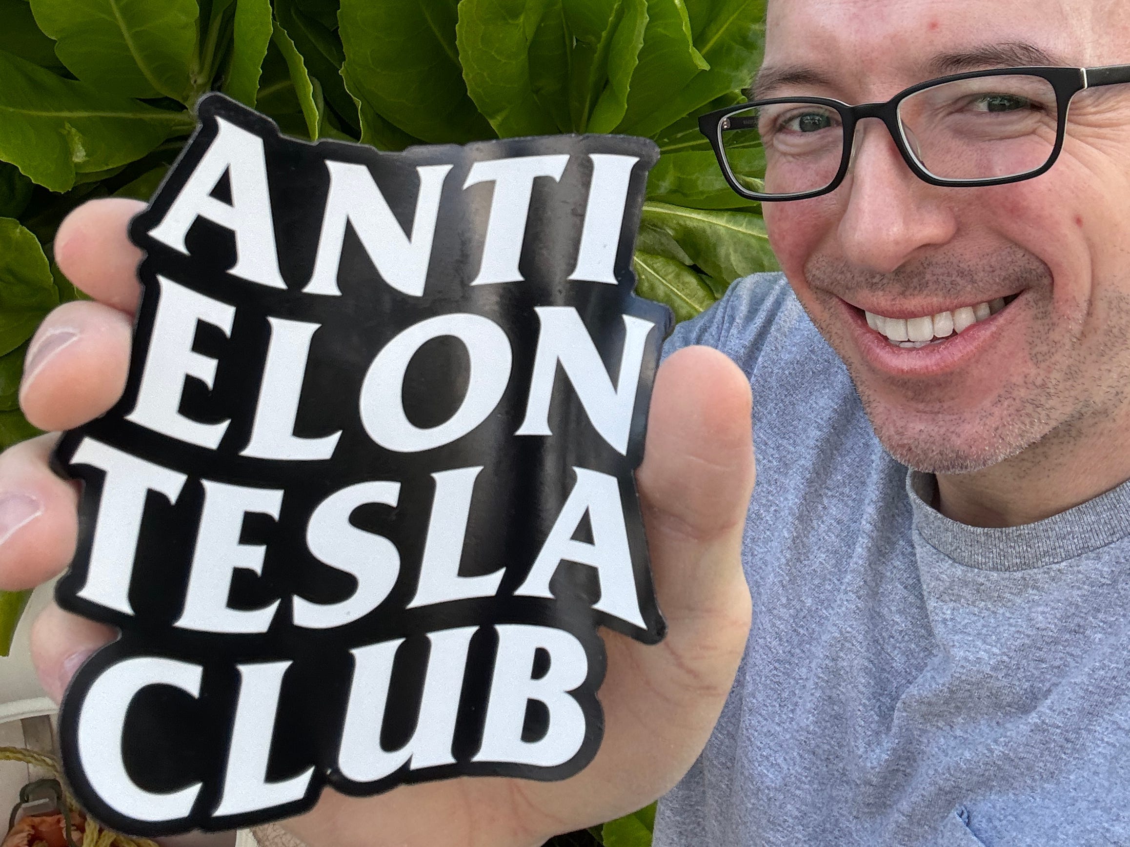 Anti-Elon Musk stickers are being snapped up by Tesla owners who can't sell