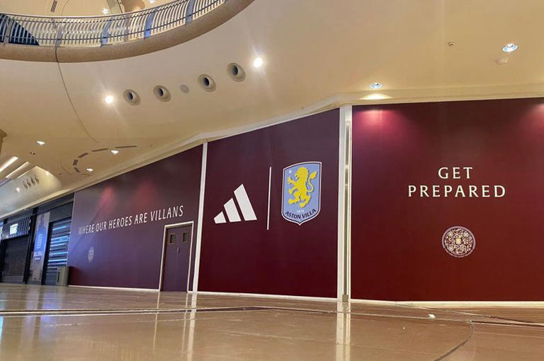 Aston Villa mega store update as Bullring location revealed