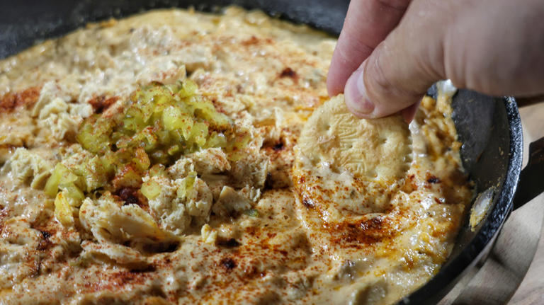 Turn Up The Heat With This Nashville Hot Chicken Dip Recipe