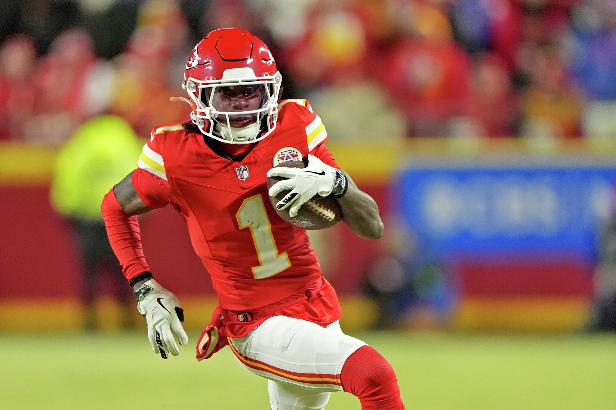 Kansas City Chiefs receiver Xavier Worthy, a former Texas star, will ...