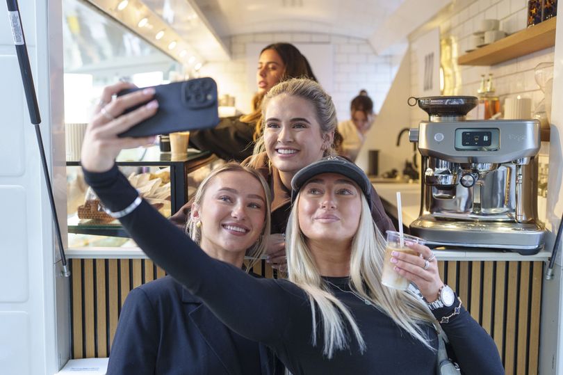 Thousands turn out as Molly-Mae Hague holds pop-up event in Manchester ...