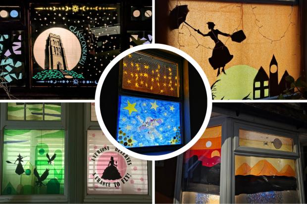 Why colourful window displays have appeared around town