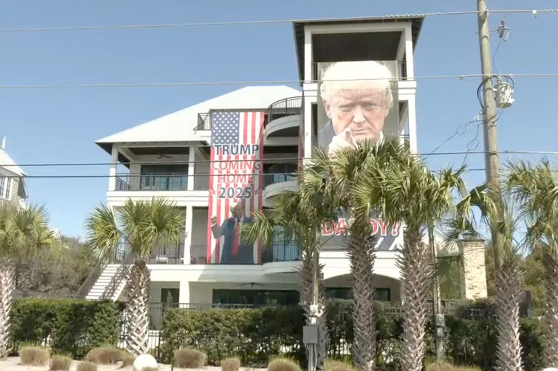 Florida man fined $60,000 for covering his house in huge Donald Trump flags