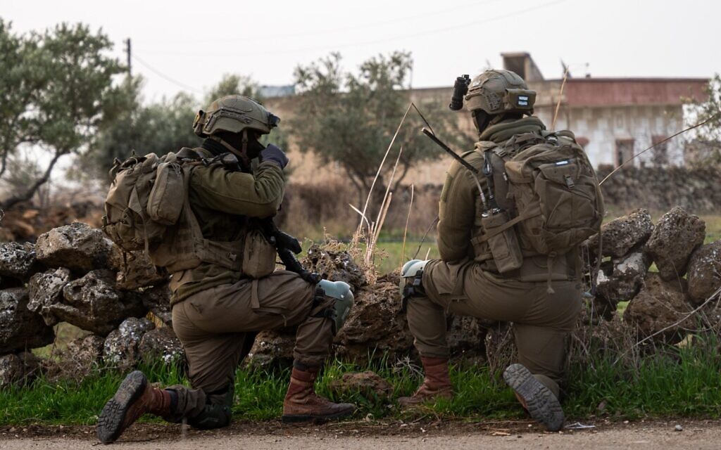 IDF says it seized, destroyed weapons in ‘targeted raids’ in southern Syria