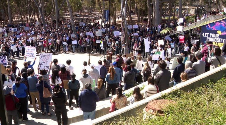 ‘Stand Up for Science’ rally held at UC San Diego