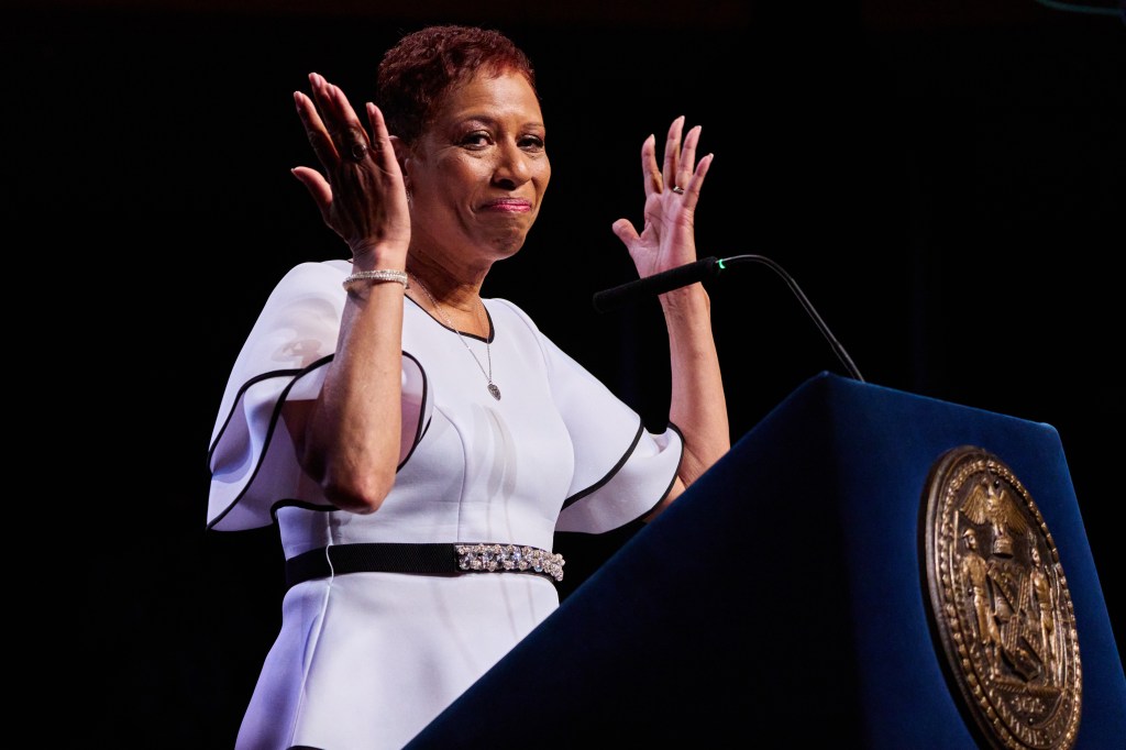 NYC Council Speaker Adrienne Adams avoids using last name in mayoral campaign material to ...
