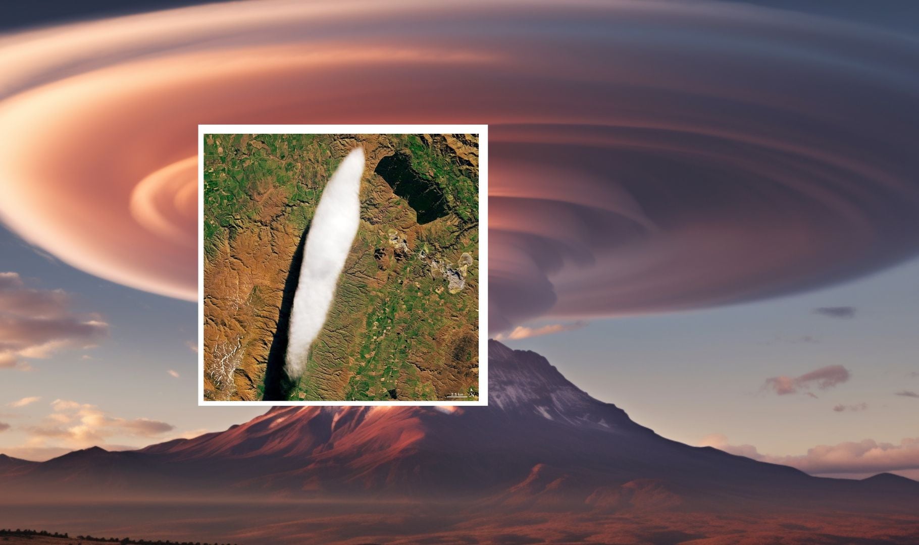 NASA inspecciona una rara nube lenticular que no cambia de lugar ...