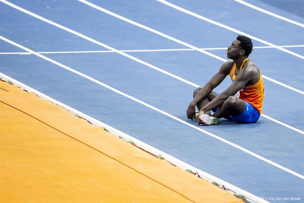 Afrifa net buiten medailles na Nederlands record op 60 meter EK