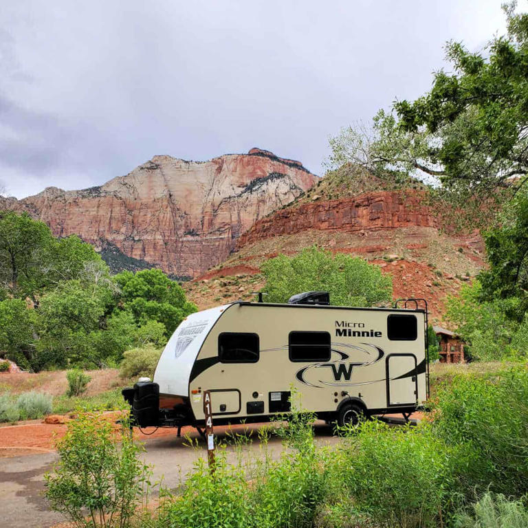Stay at the Watchman Campground in Zion National Park