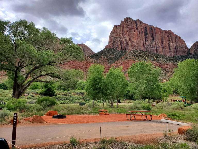 Stay at the Watchman Campground in Zion National Park