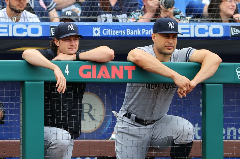 Yankees fans crying 'It's over' after Giancarlo Stanton, Gerrit Cole ...