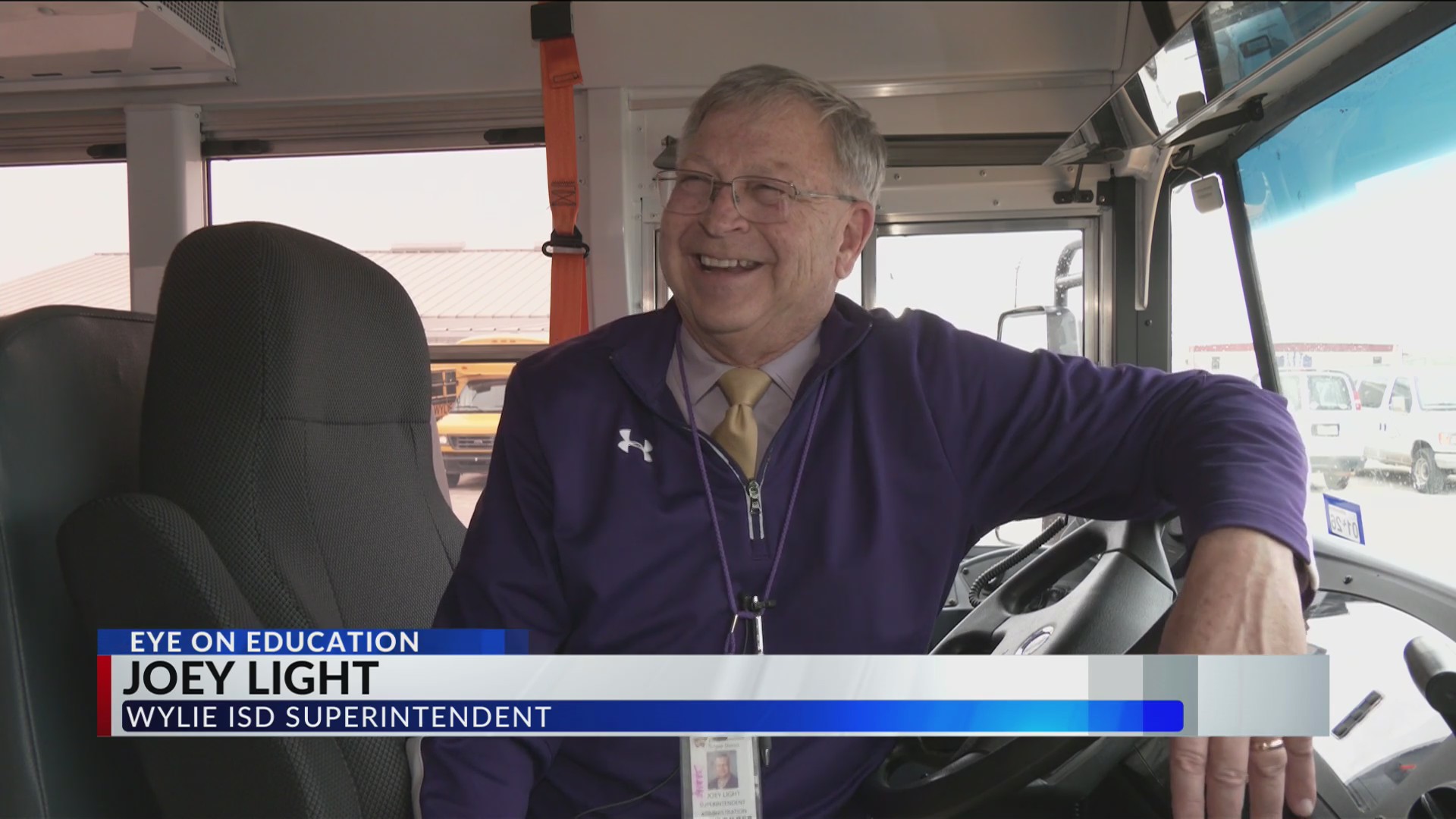 Wylie ISD superintendent takes the wheel as bus driver