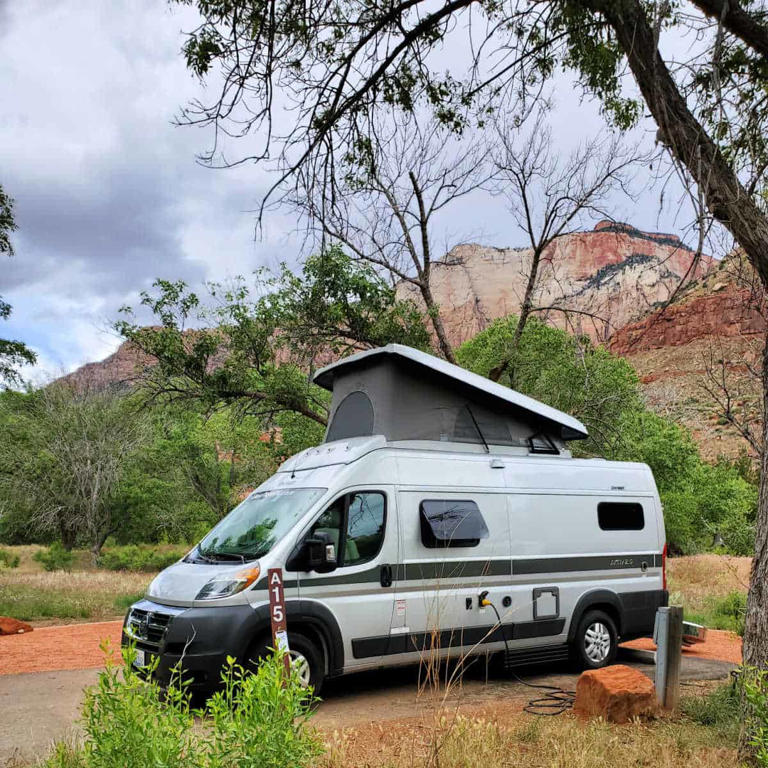 Stay at the Watchman Campground in Zion National Park