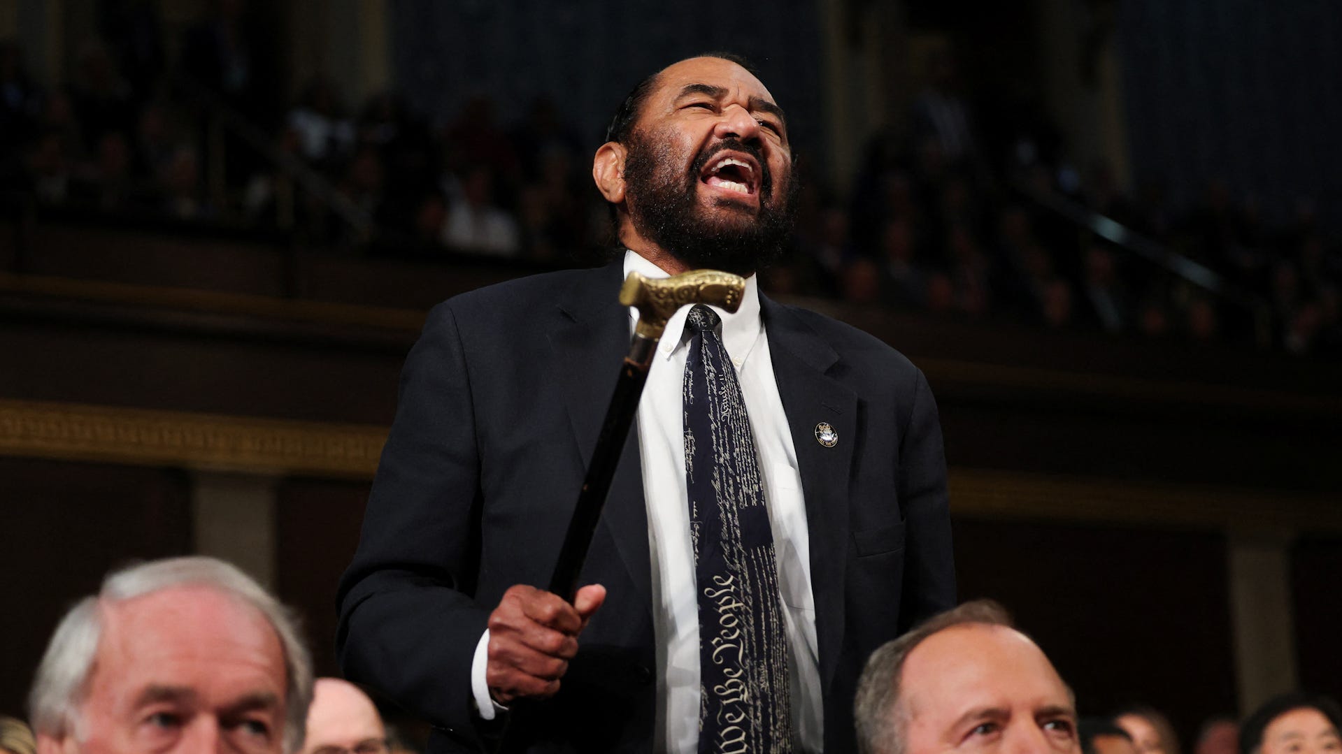 'Unbought, unbossed, unafraid:' Rep. Al Green speaks after being censured