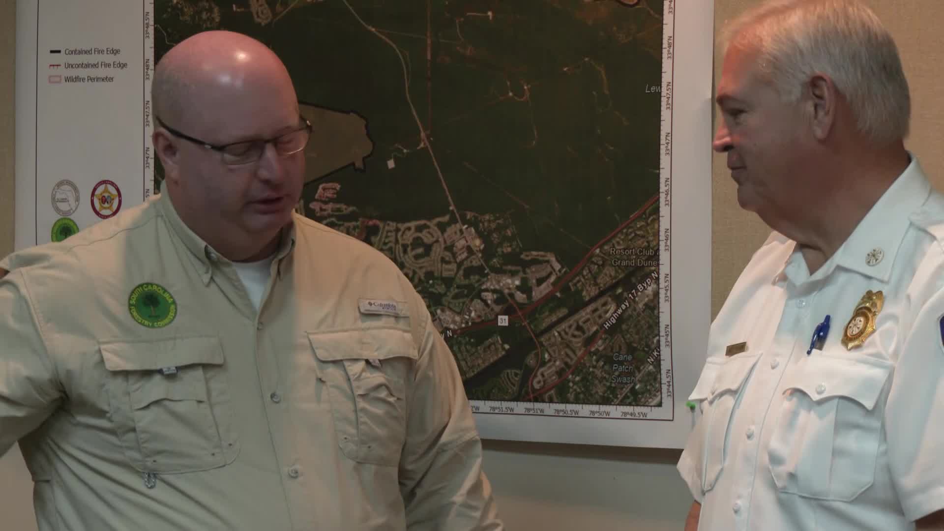 Lt. Gov. Pamela Evette wildfire briefing