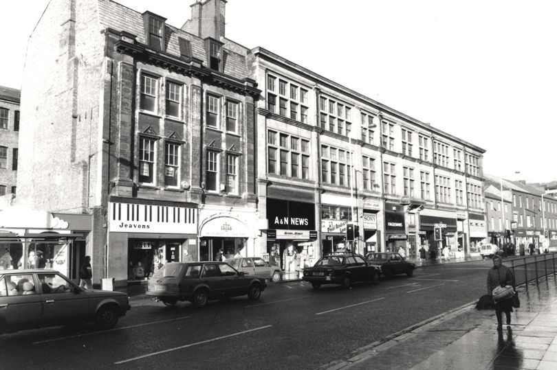 A now-vanished corner of Newcastle which played host to the Handyside ...