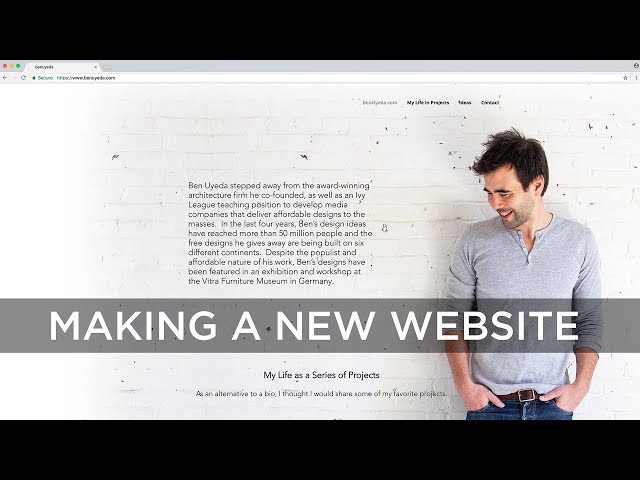 New Website Announcement How to make a website!