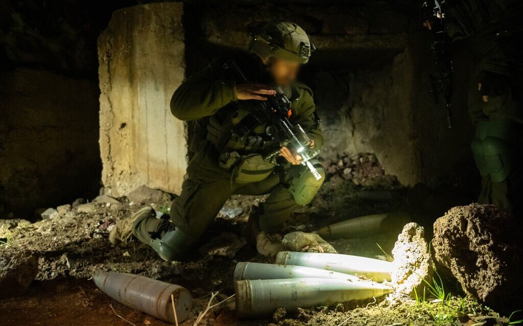 IDF says it seized, destroyed weapons in ‘targeted raids’ in southern Syria