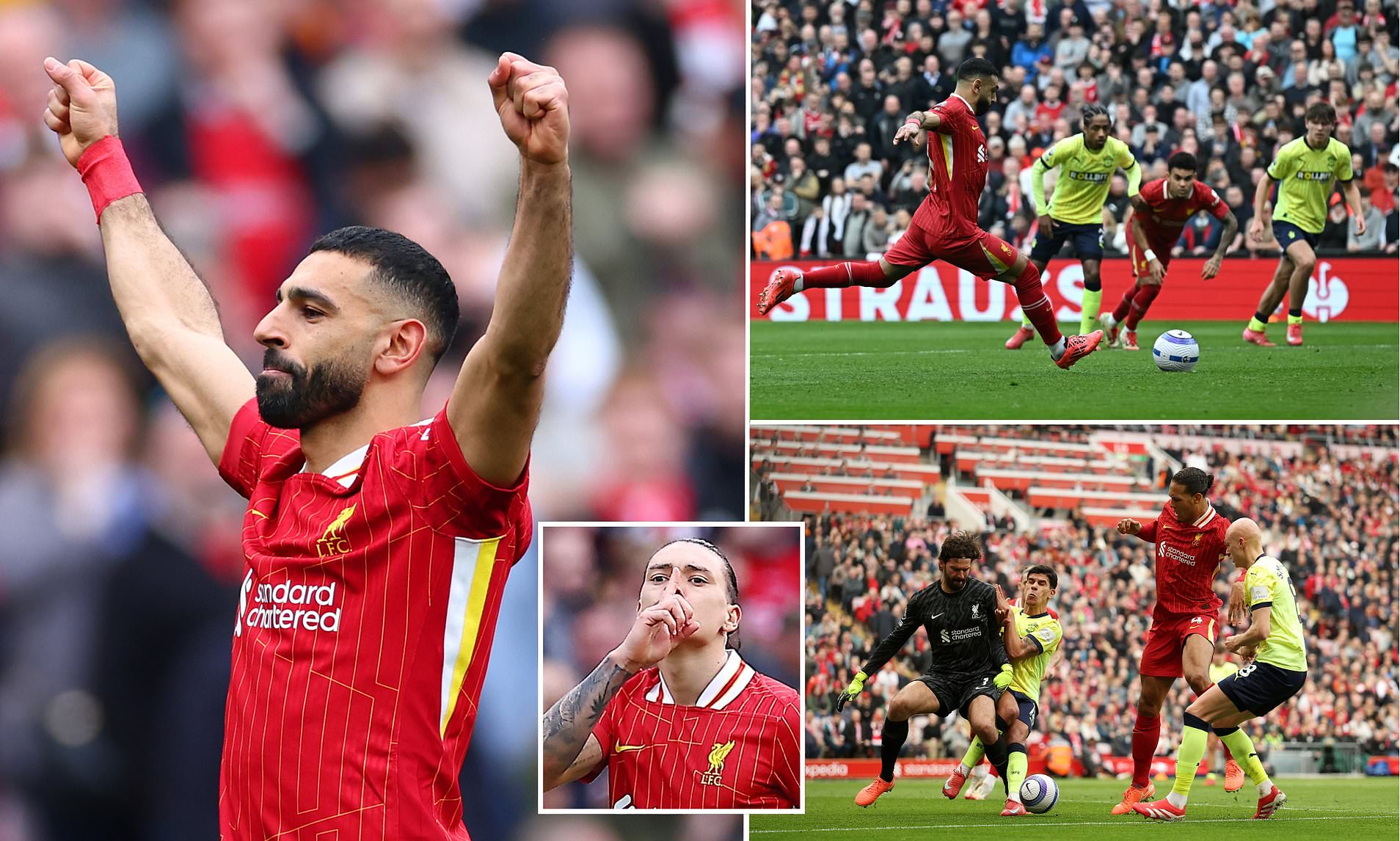 Liverpool 3-1 Southampton: Mo Salah scores two penalty kicks as Reds go ...