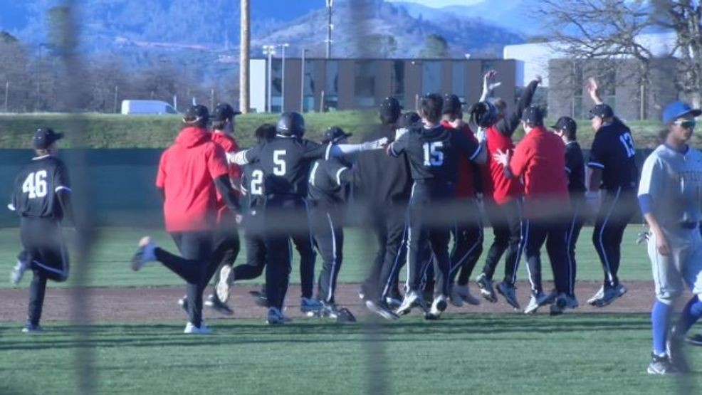 Simpson Red Hawks dominate Westcliff in conference opener doubleheader ...