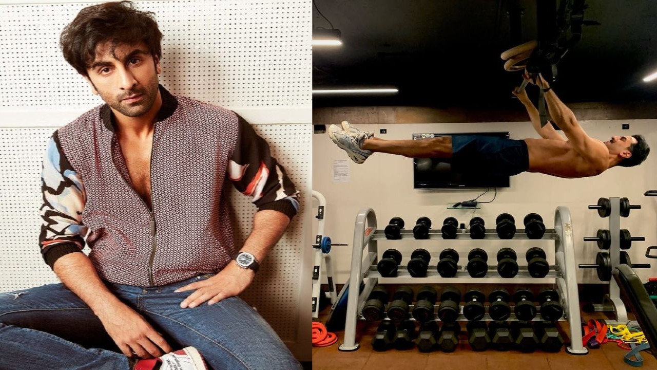 Ranbir Kapoor takes his fitness regime up a notch with intense pull-up ...