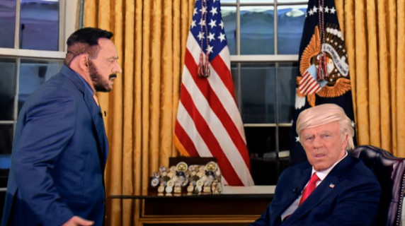 Crozza-Trump umilia Trump, la scena esilarante