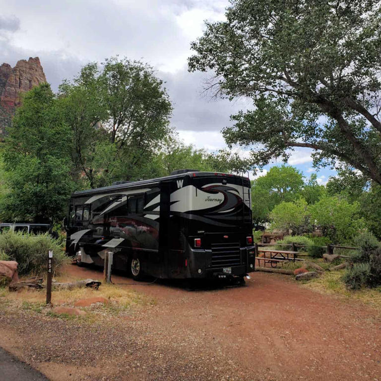 Stay at the Watchman Campground in Zion National Park