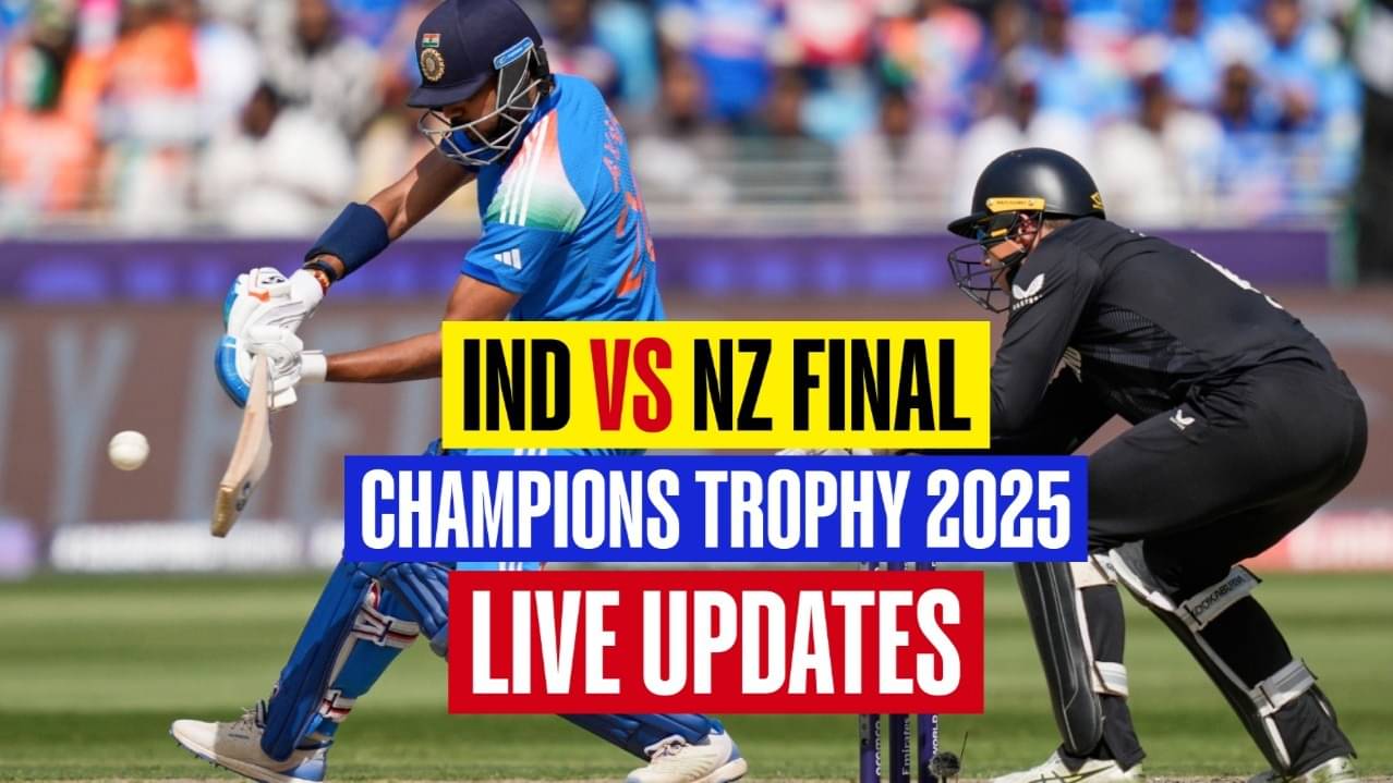 India vs New Zealand Live Score: ICC Champions Trophy 2025 Final | IND ...