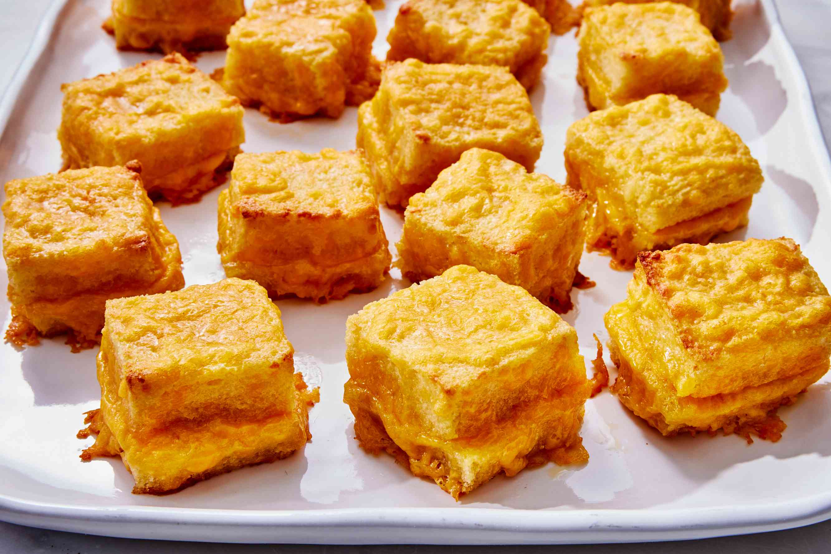 Our most popular appetizer is the cheesy snack we're serving at every party