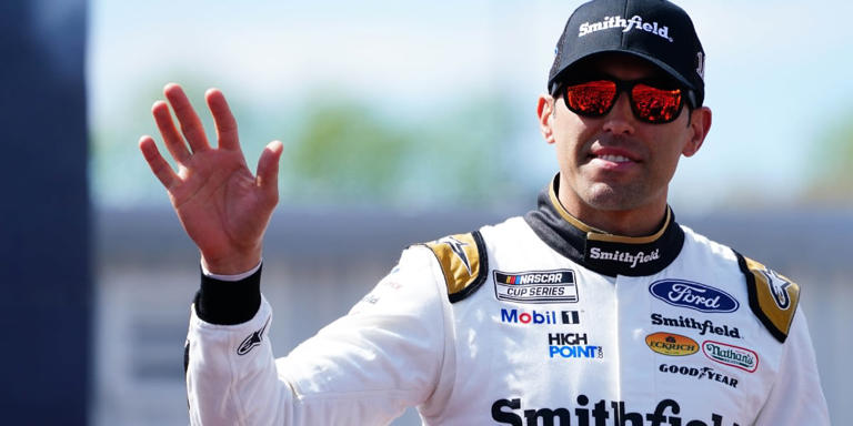 Aric Almirola gets physical with Alex Bowman in overtime to win Xfinity ...