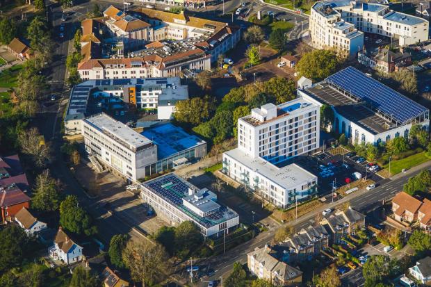 Poole civic centre now on the market