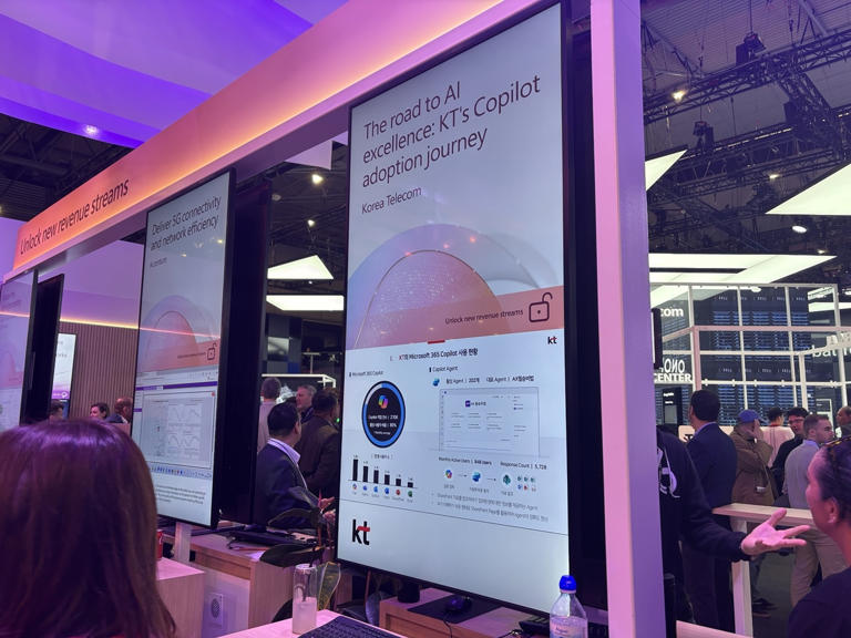 [MWC] 통신도 모바일도 핵심은 'AI'…통신 3사, 빅테크와 협력 과시