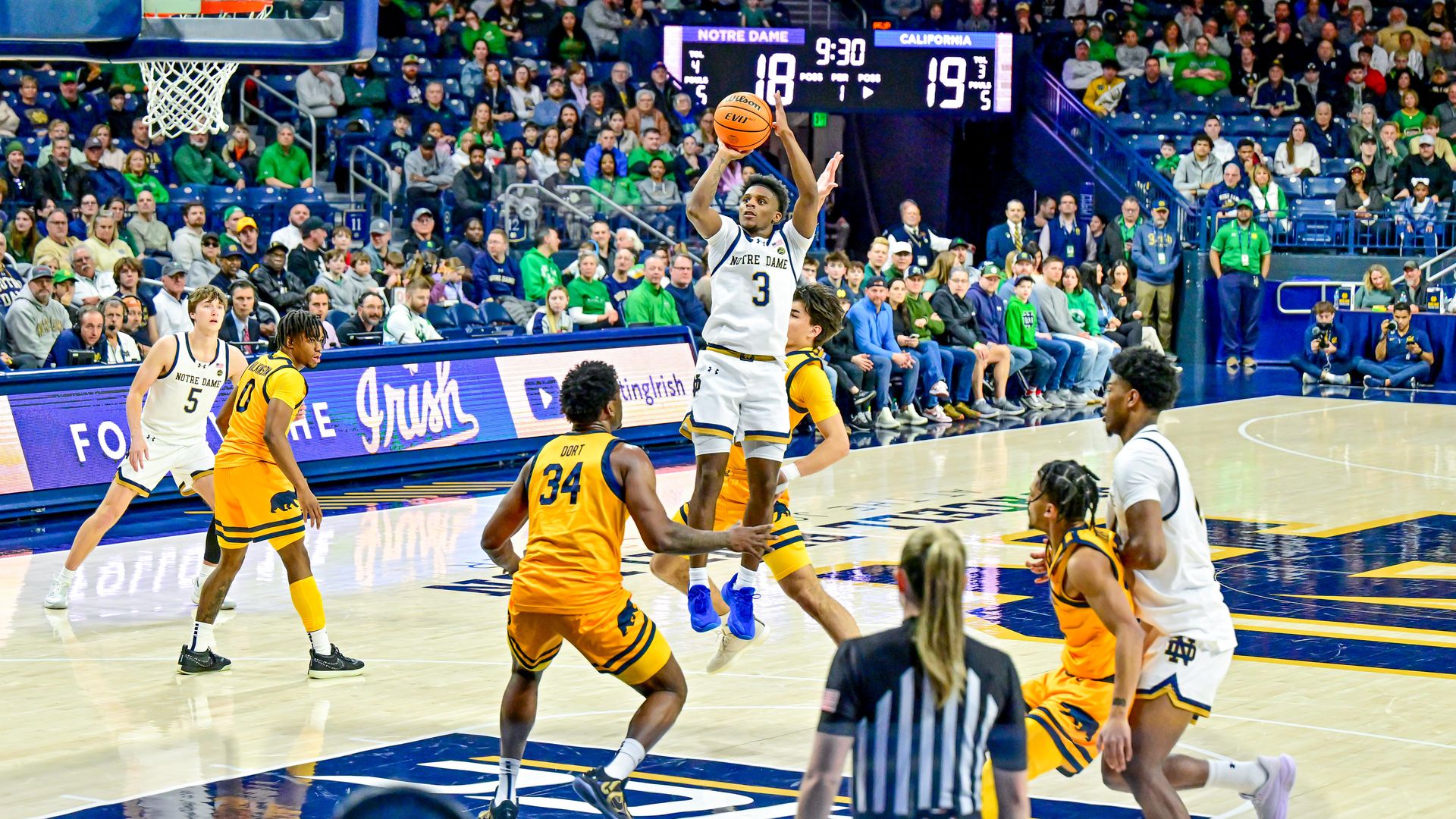 Notre Dame 112, California 110: Irish survive a four-overtime thriller