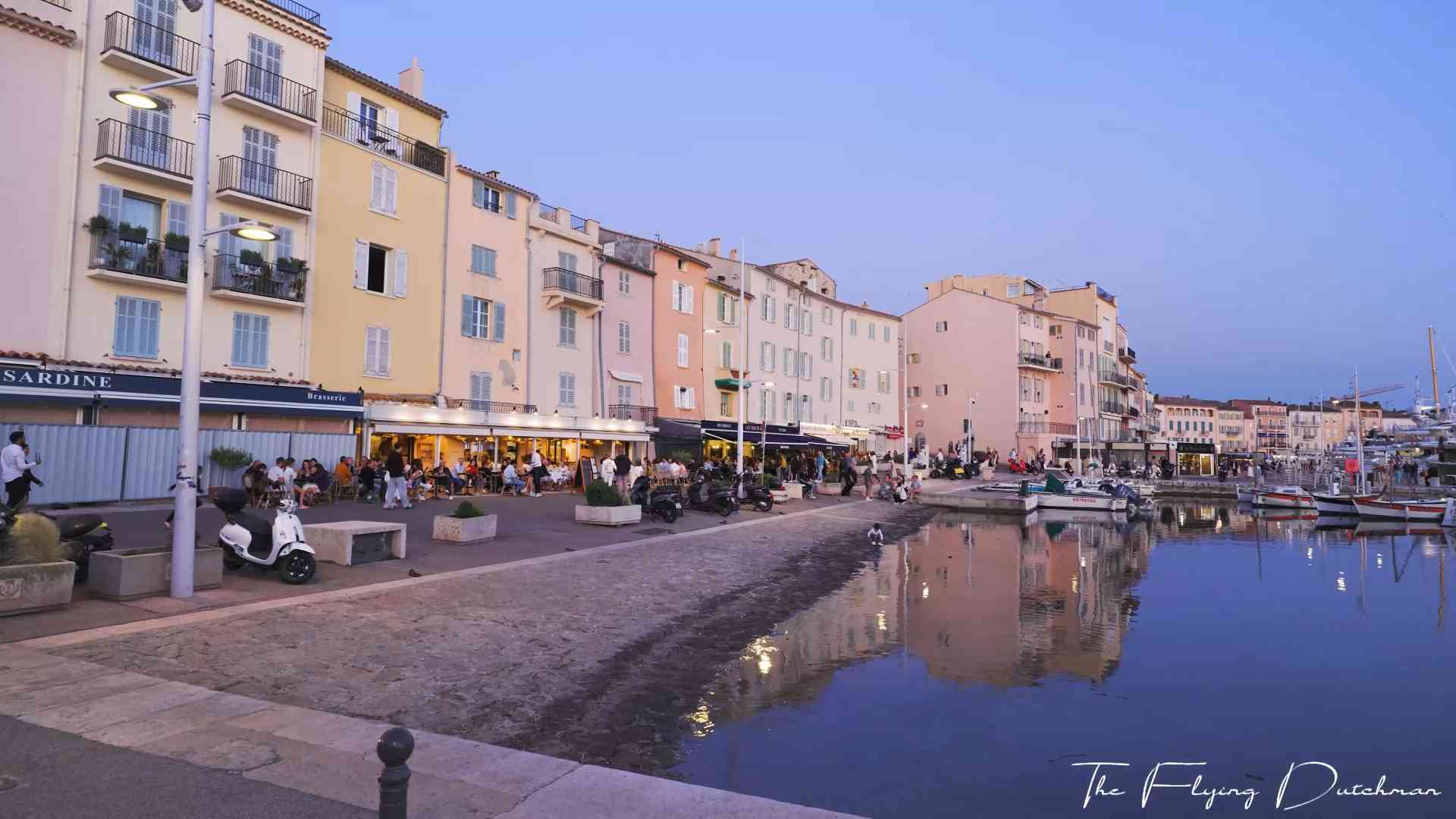 Saint-Tropez Port - Experience the Magic of the French Riviera by Night (4K)
