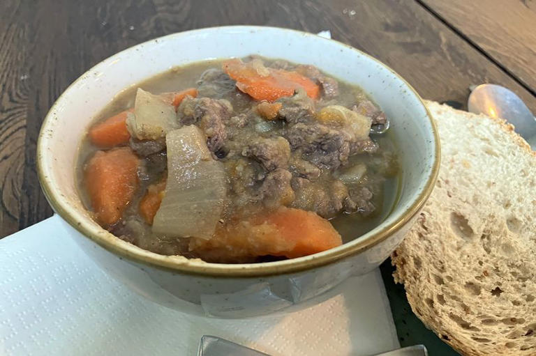 Tasty food served in unique setting with a side order of history