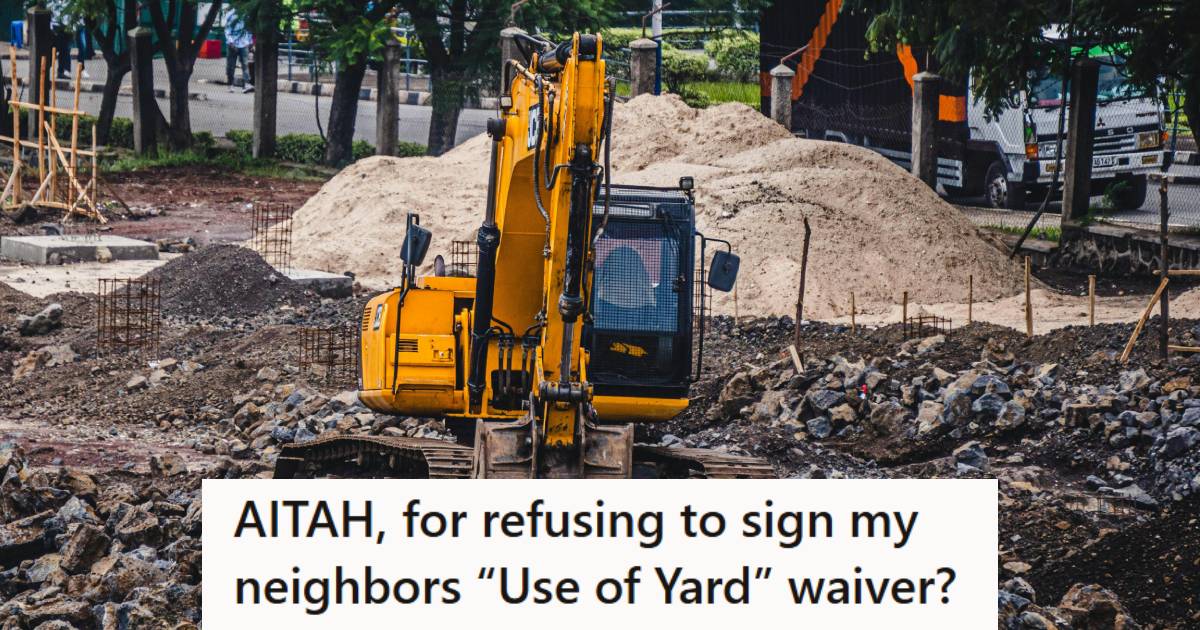 Neighbor Needed Access To His Yard For Pool Construction, But When He ...