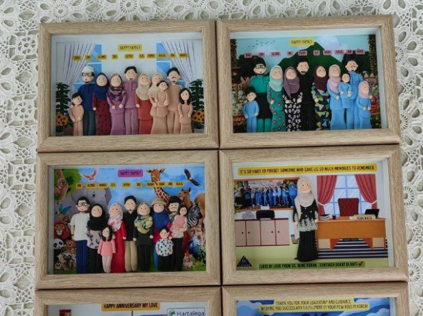 Former engineer creates portraits from clay