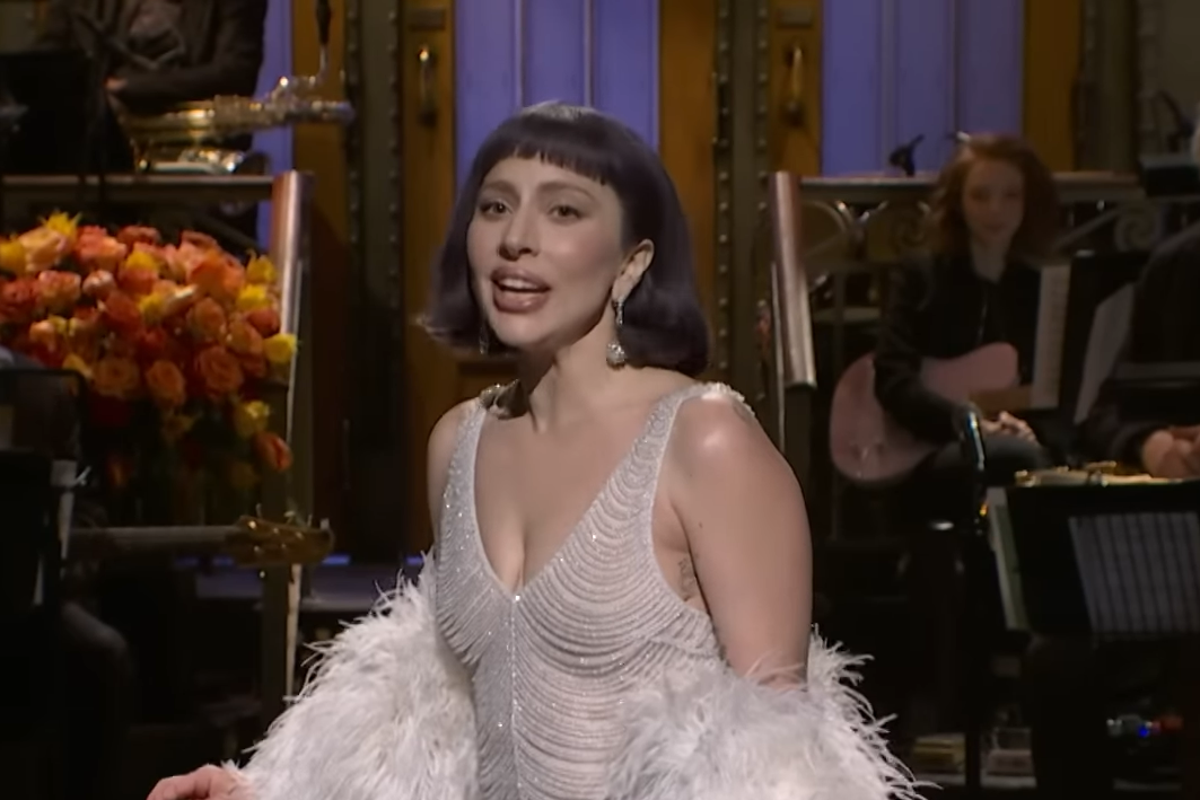 Lady Gaga makes savage dig at her own movie during SNL opening monologue