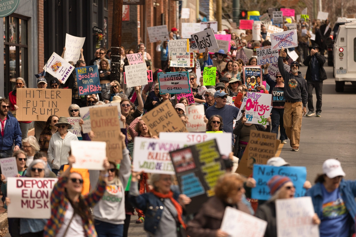 Our boldest shots from an emotional International Women's Day
