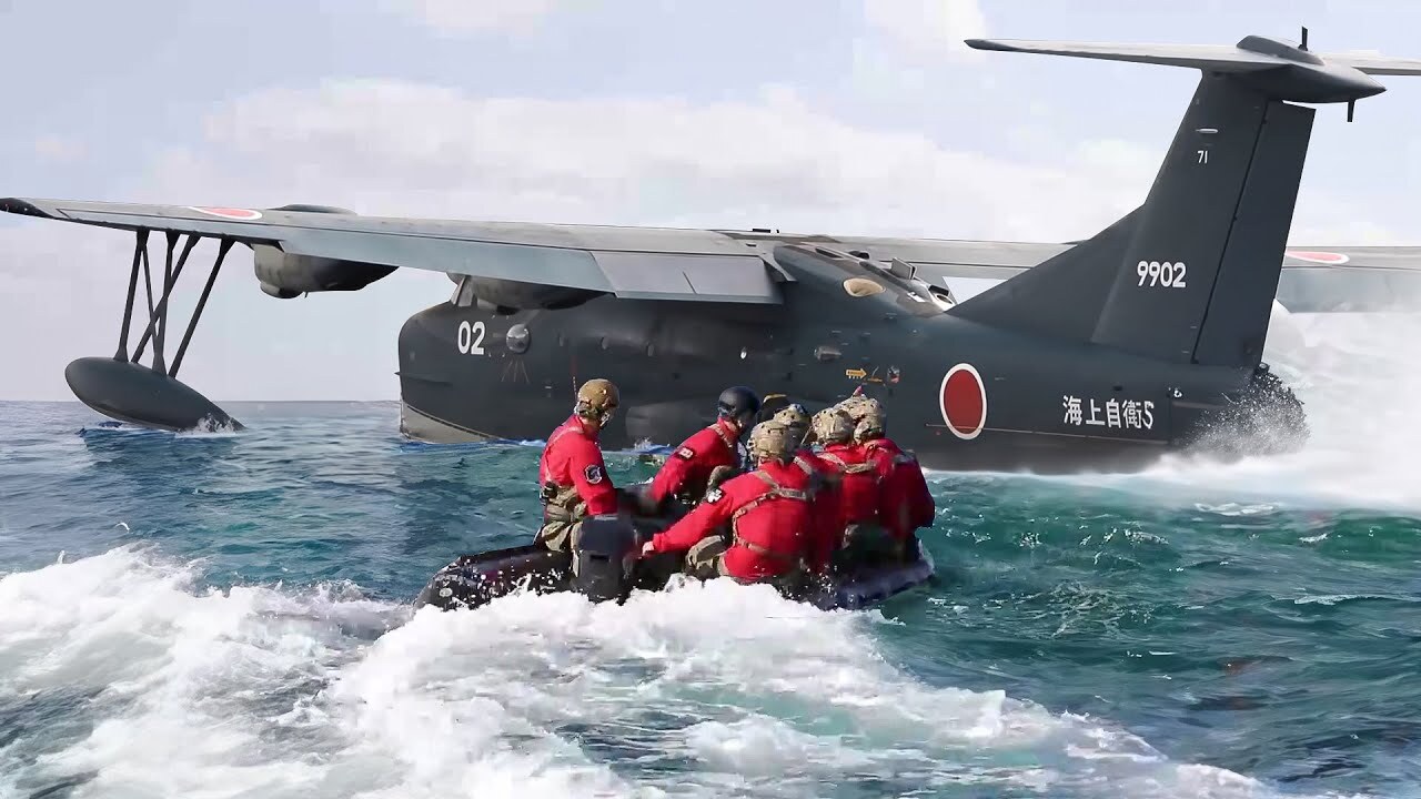 US Checking Japan’s Brand New Seaplane Made for Scary Rescue Mission