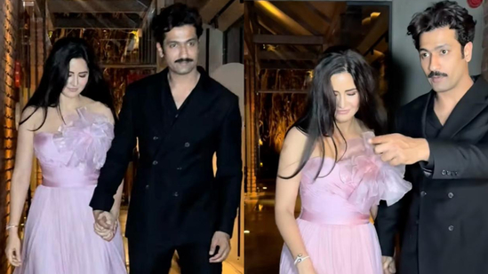 Katrina Kaif is Barbie to Vicky Kaushal's Ken as they stun at friend's ...