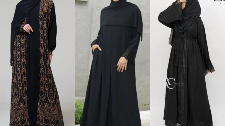 5 Rekomendasi Gamis Hitam Mewah, Tampil Elegan dan Cantik Saat Lebaran