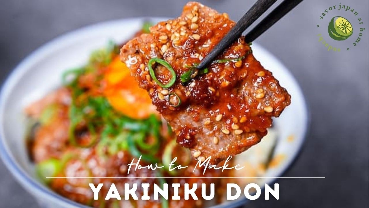 How to Make Yakiniku Don 🍚🔥 Quick & Flavorful Japanese Beef Bowl!