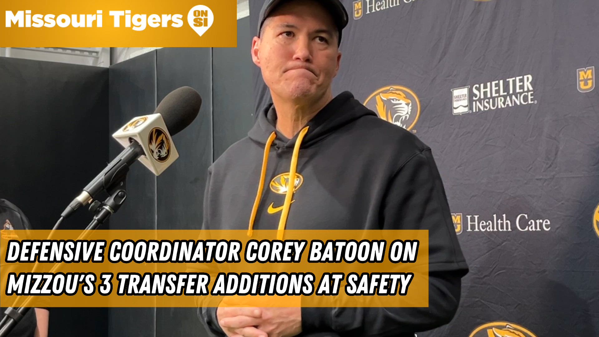 Mizzou defensive coordinator Corey Batoon on the Tigers' three transfer ...
