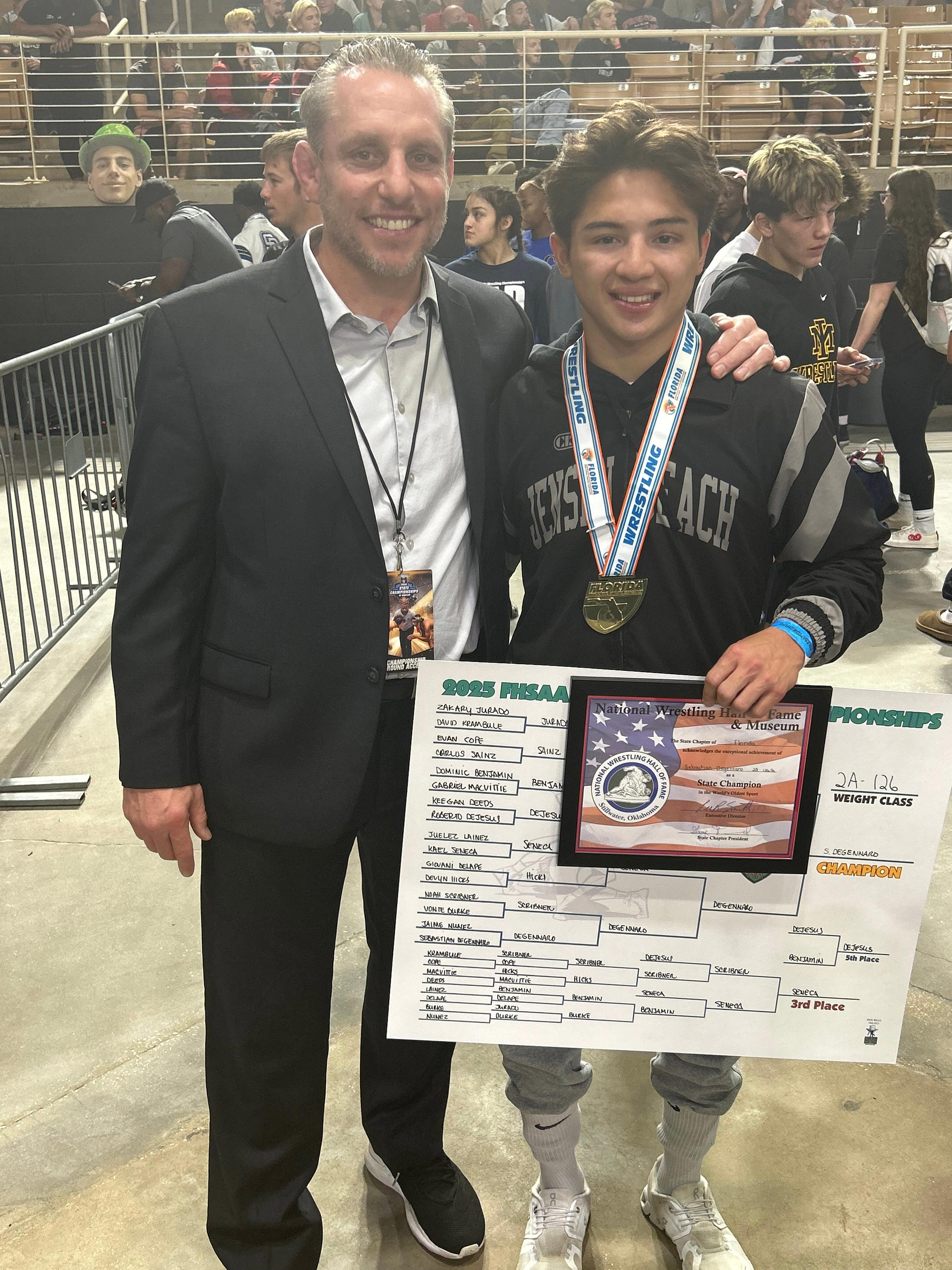 State Wrestling: Jensen Beach’s Sebastian Degennaro solidifies spot ...