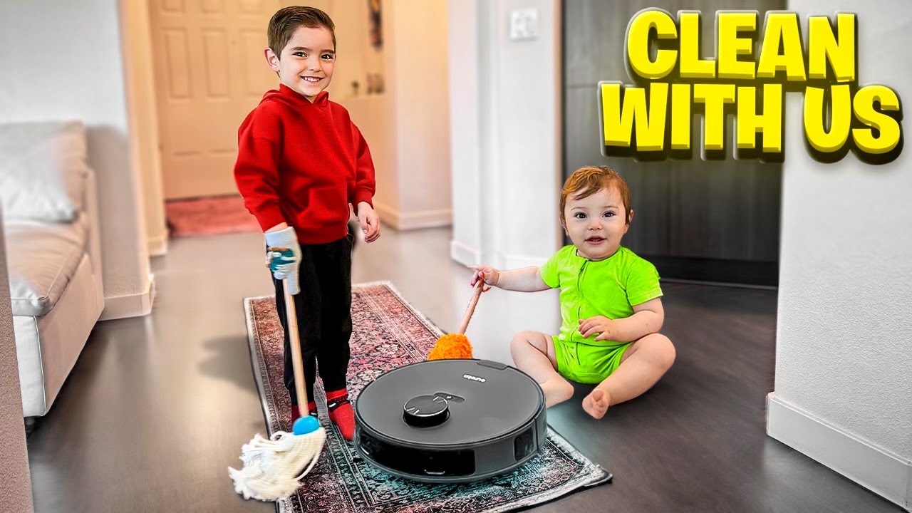 How My Family Helps Clean the House With Me