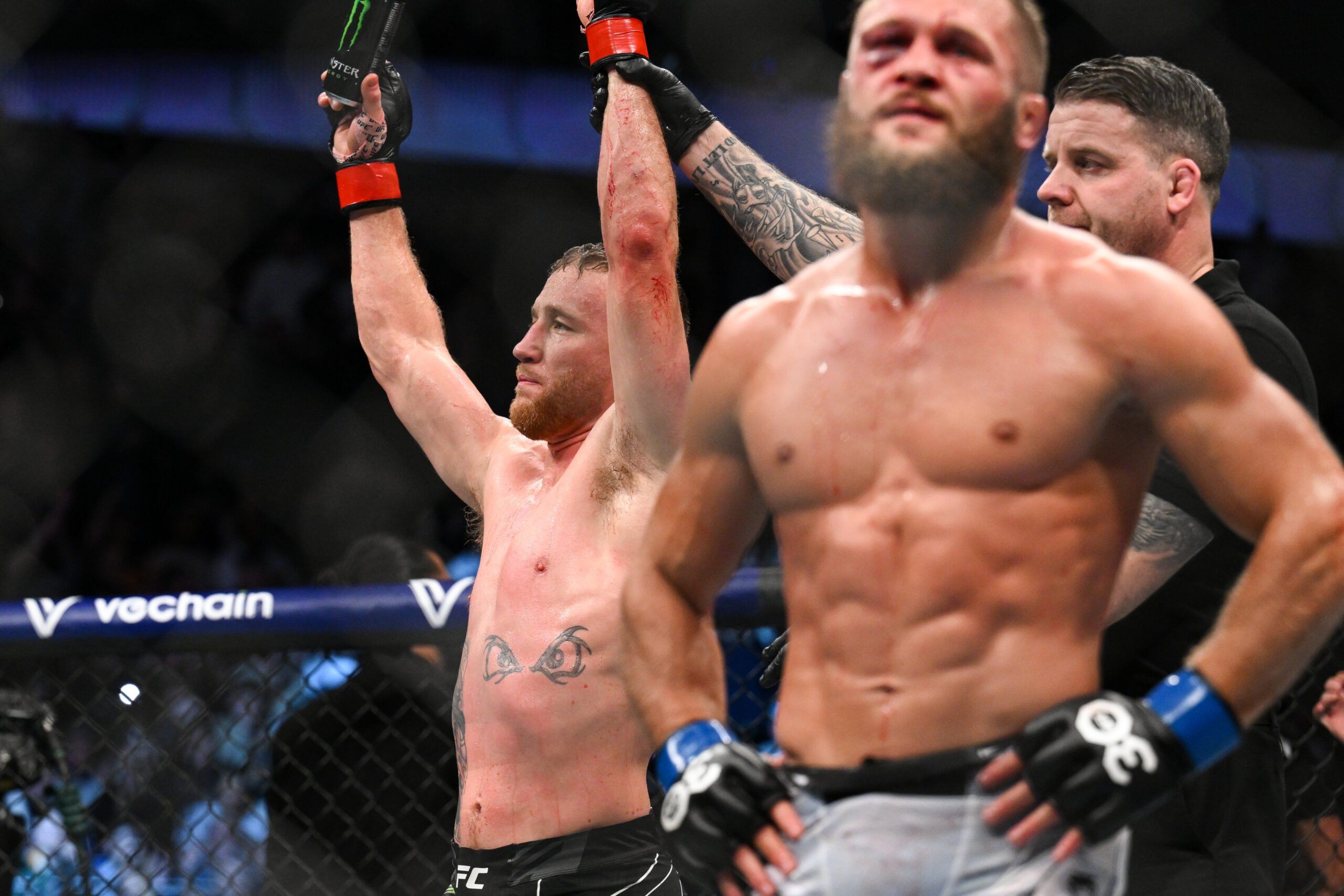 UFC 313 Results: Justin Gaethje wins action-packed rematch against ...